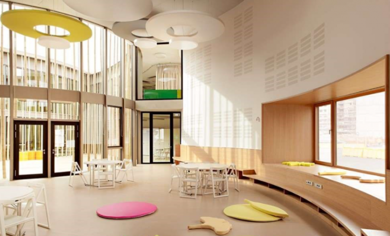 Trends 2021 – Natural colored Interior for kindergartens and schools
