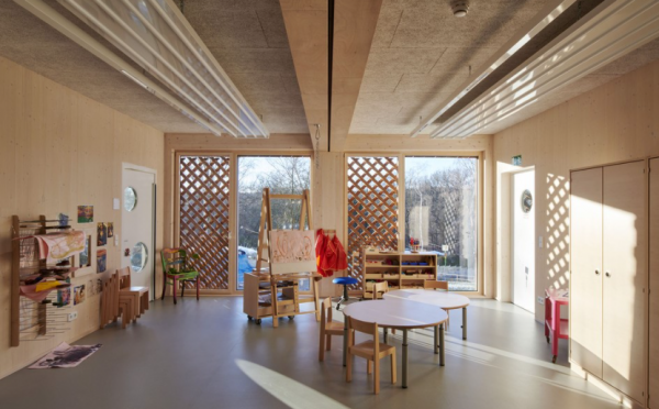 Trends 2021 – Natural colored Interior for kindergartens and schools