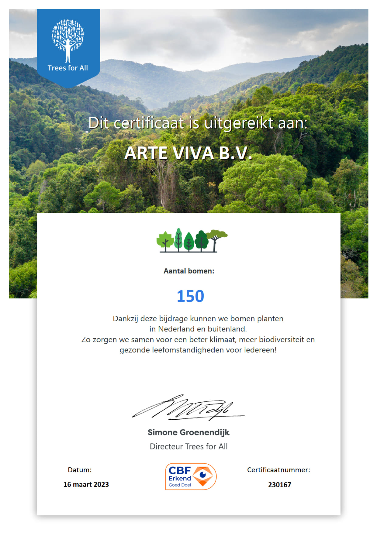 Trees for All - ARTE VIVA