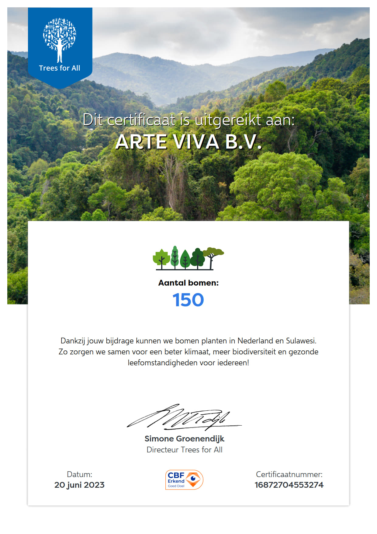 Trees for All - ARTE VIVA